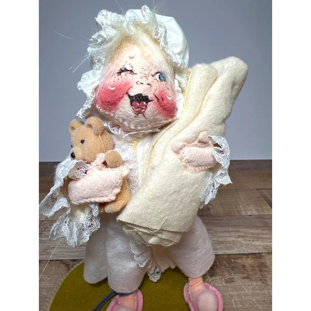 Annalee Dolls | Other | Rare Annalee Dolls Baby With Blanket Teddy Bear ...